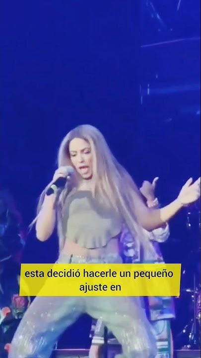 shakira cambio la letra de la canción la bicicleta #shakira - YouTube
