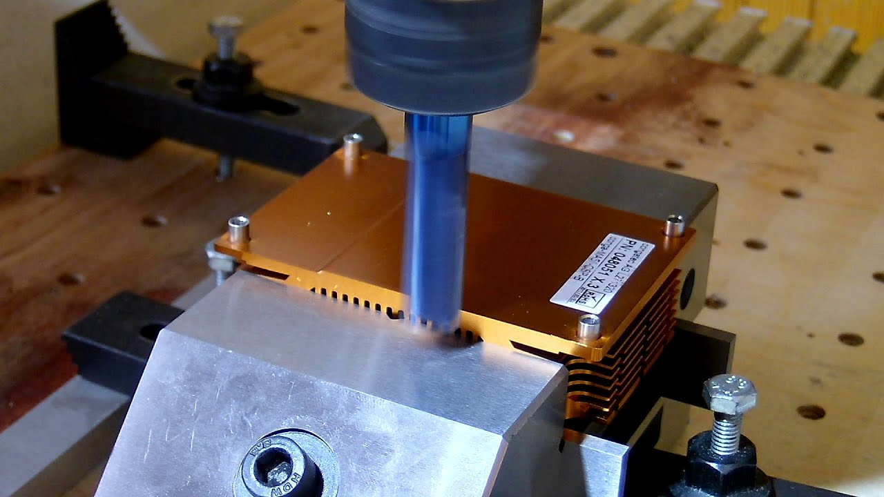 Доработка радиаторов с помощью ЧПУ фрезера/Modification of radiators ...