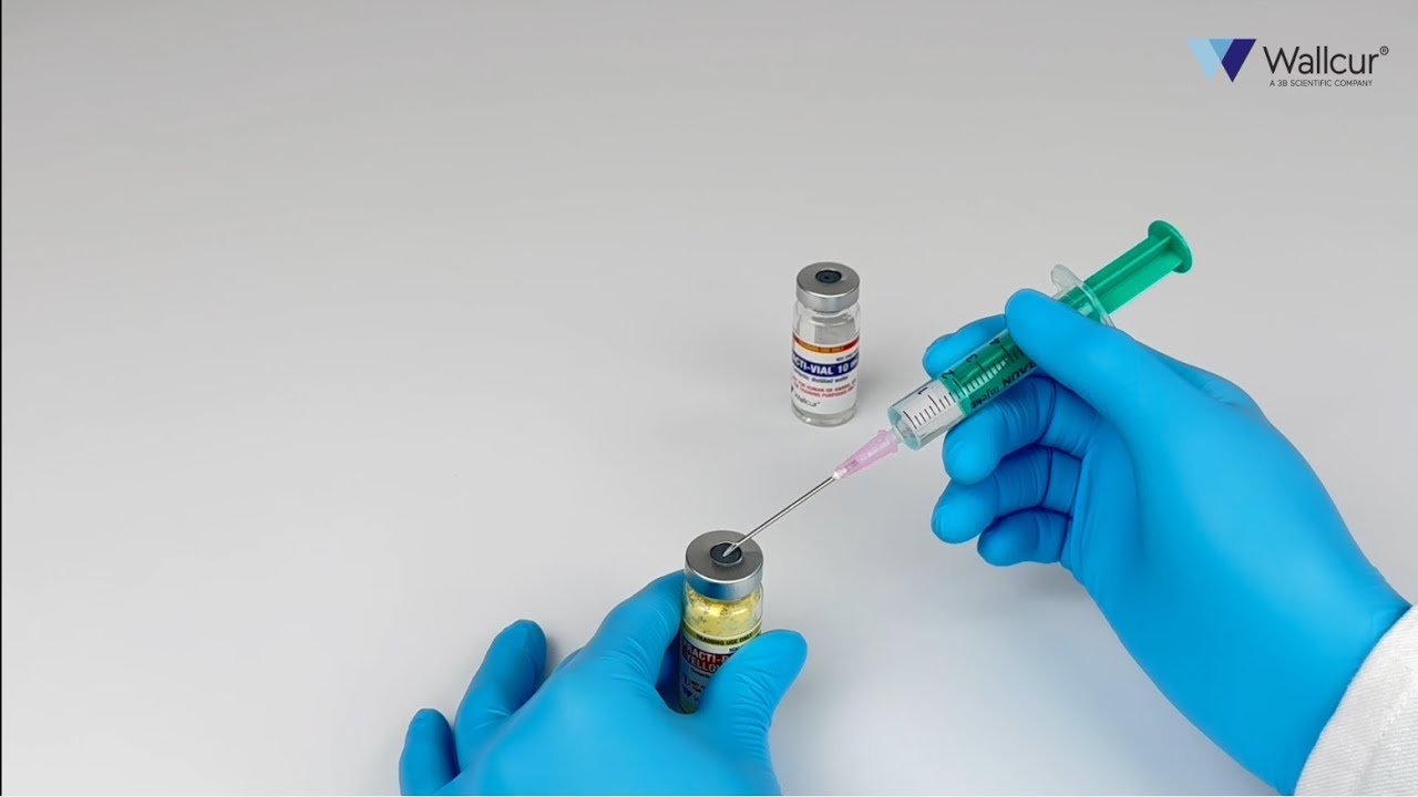 VIAL RECONSTITUTION WITH SIMULATED MEDICATION - YouTube