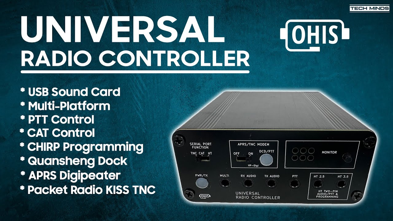 Universal Radio Controller - Supports Quansheng Dock & CHIRP + Much ...