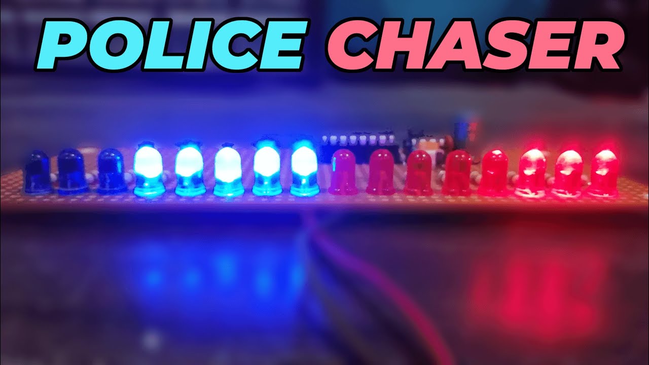 How To Make Police Chaser Light | 12V Police Flasher - YouTube