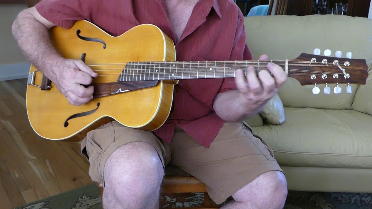 Steve smith demo of Old Wave octave mandolin #588 - YouTube