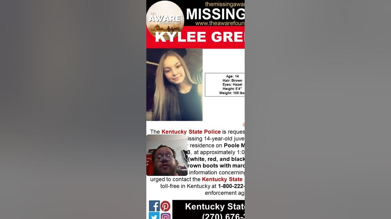 Missing Kylee Greenwell 14 From Crofton, KY - YouTube