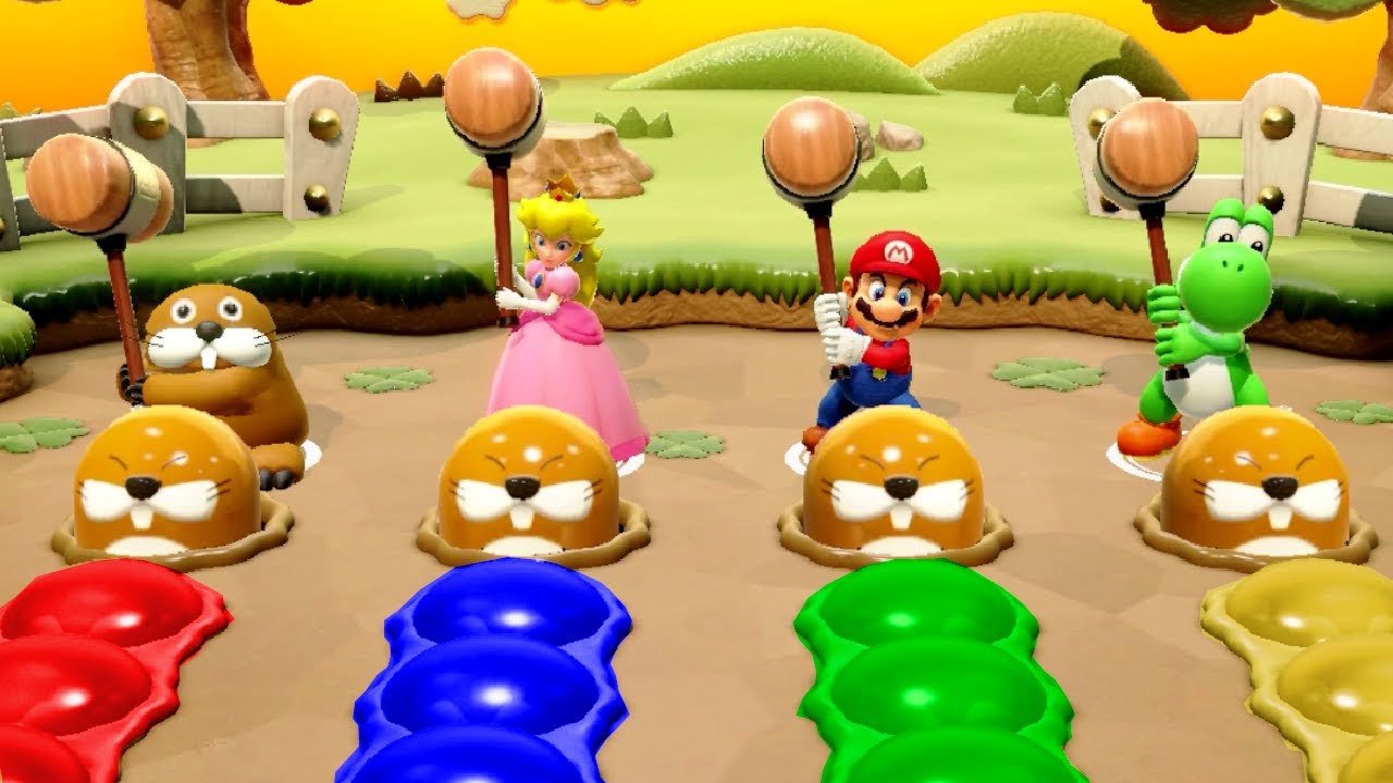 Super Mario Party - Monty Mole's Minigame Battle (Master Difficulty ...