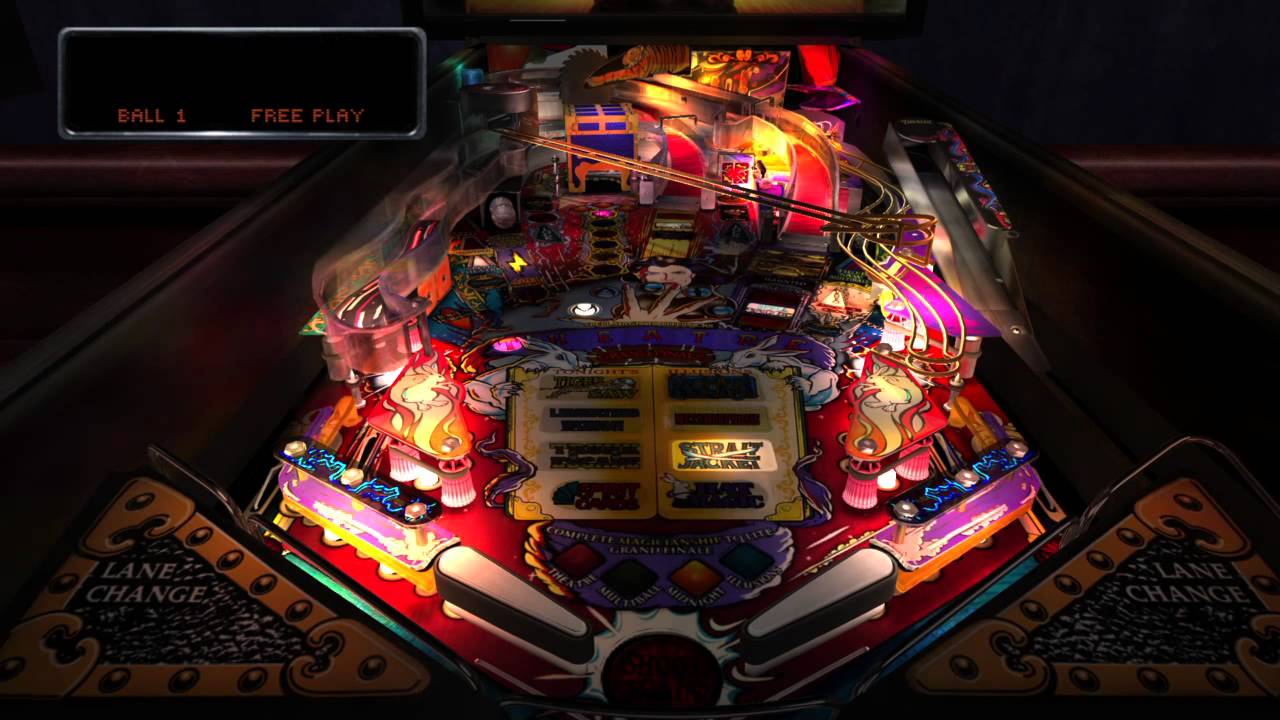 Pinball Arcade theatre of magic - YouTube