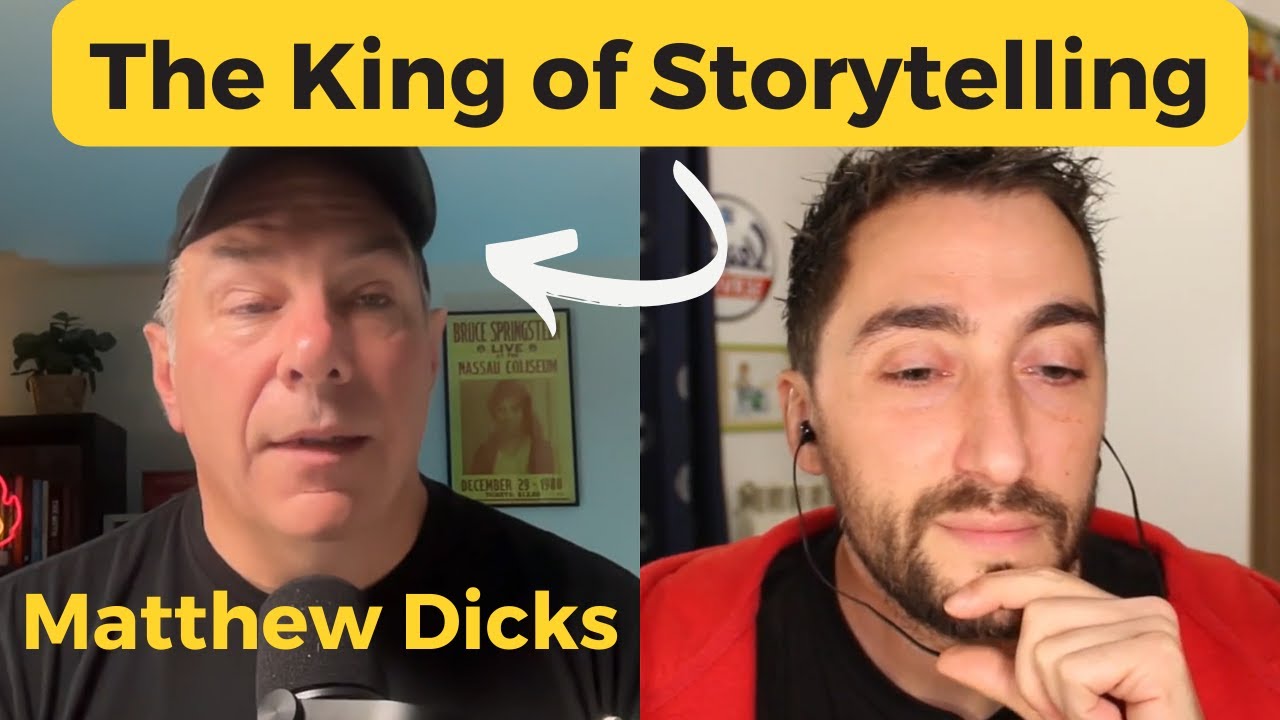 Matthew Dicks on Writing, Creativity, and Storytelling - YouTube
