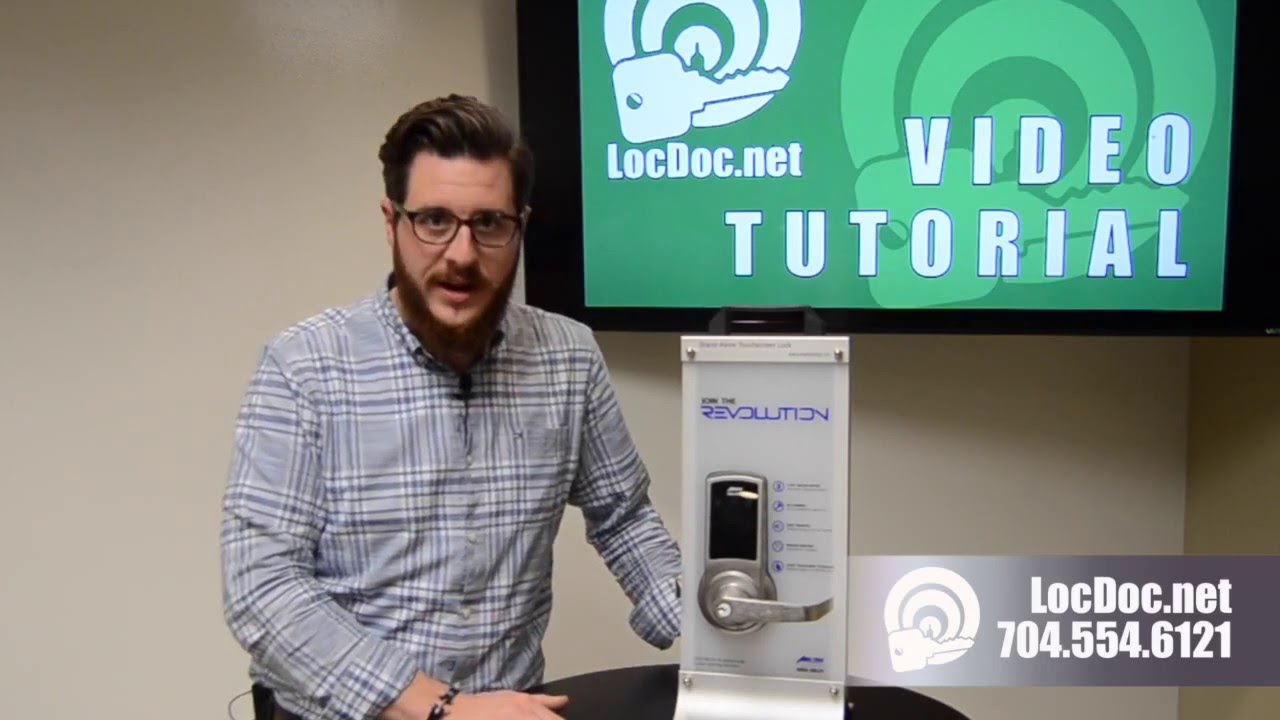 Loc-Doc Video Tutorial: Touchscreen Combination Lock (Yale / Arrow ...