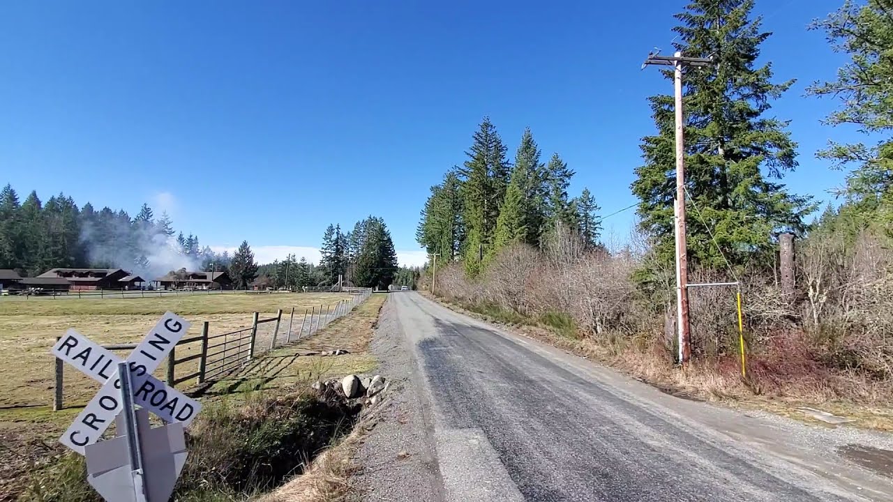 End of the Line on the New Reliance Route Mount Rainier Scenic Railroad ...