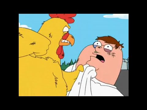 Family Guy- Second Chicken Fight (Peter Griffin vs. Ernie The Giant Chicken)