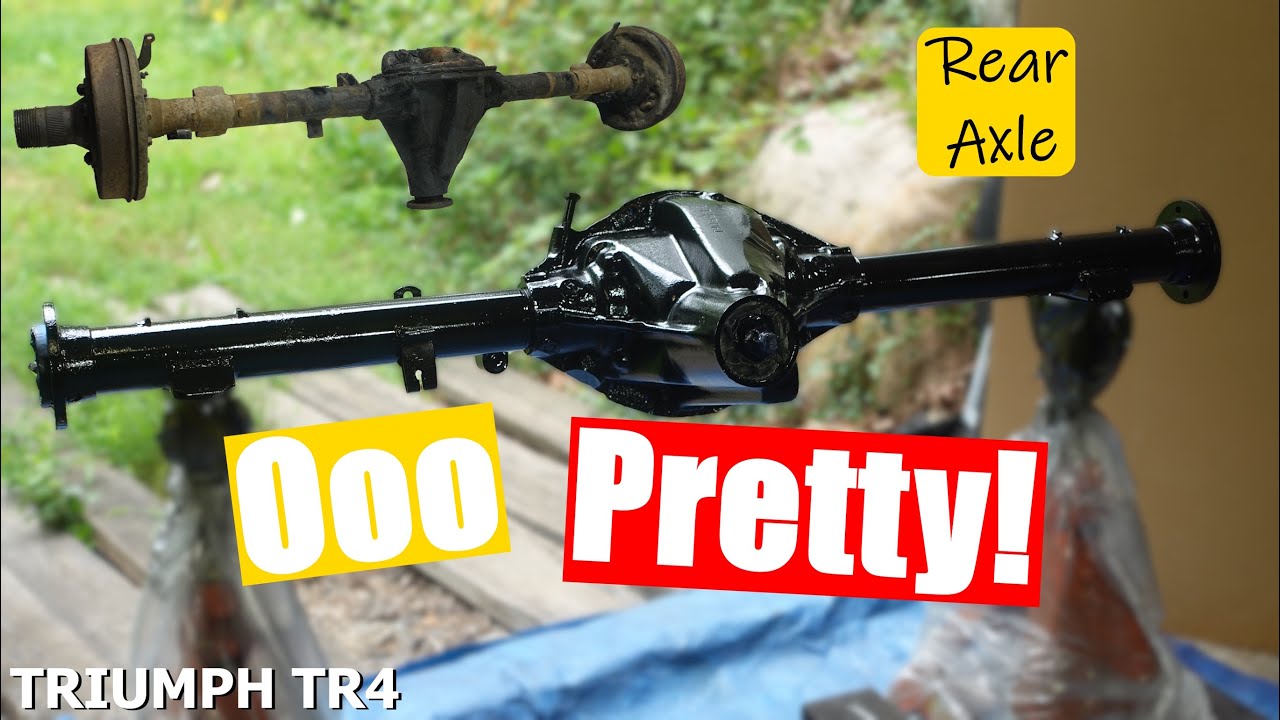 Triumph TR4 - Rear Axle Disassembly & Paint | Roundtail Restoration ...