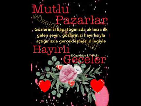 Mutlu Pazarlar Hayırlı Geceler