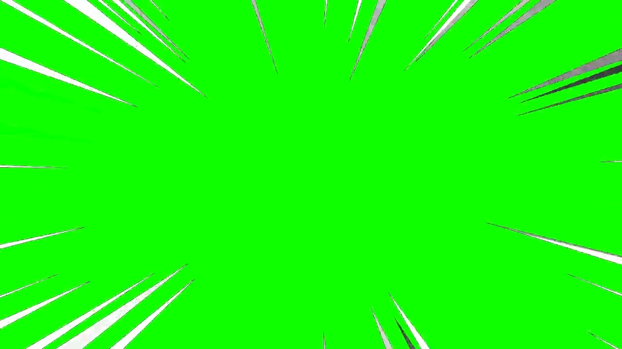 Speedline Manga Green Screen - YouTube