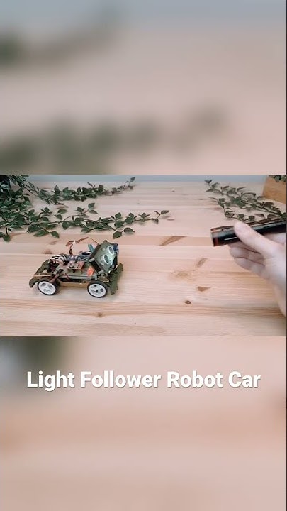 Light Follower Robot Car #diy #shorts #robot #toys - YouTube