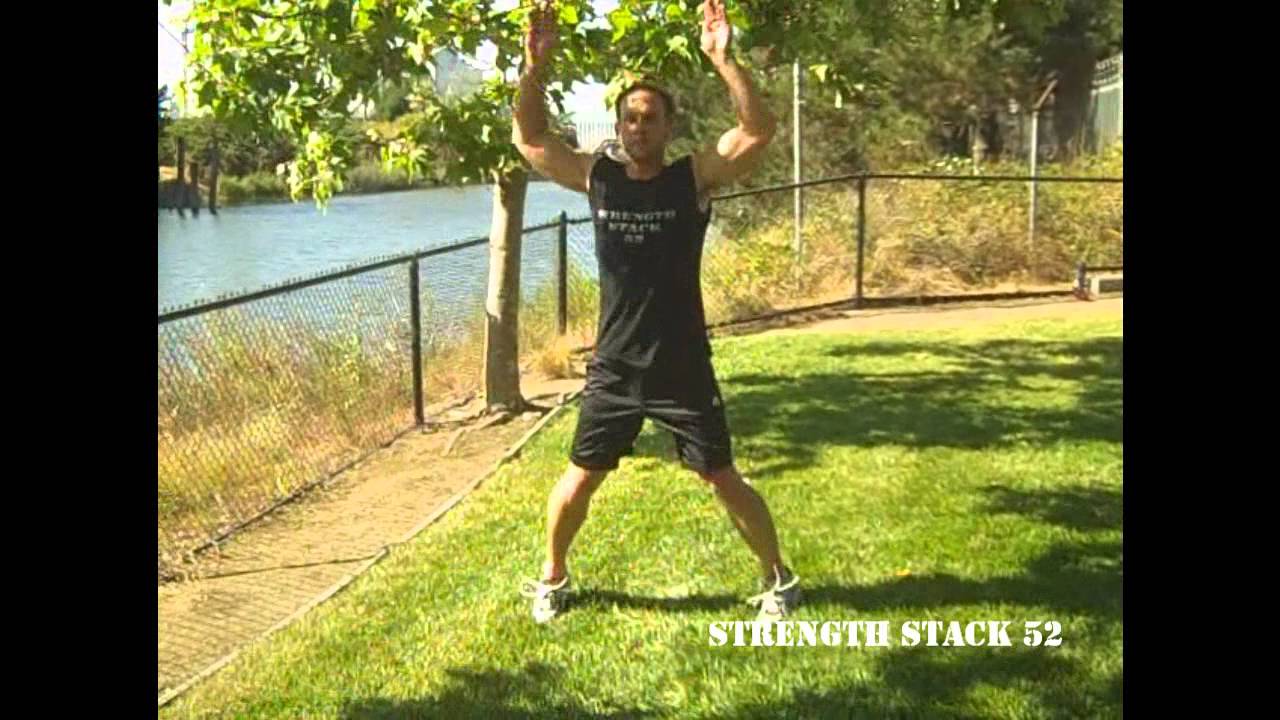 speed jacks--body weight exercise for Strength Stack 52 - YouTube