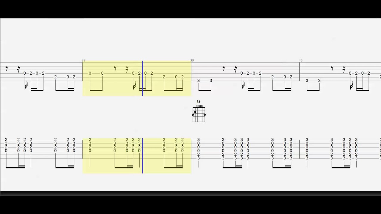 Guitar Tab - Guitar Duet - Chords - Downtown - How to play - YouTube