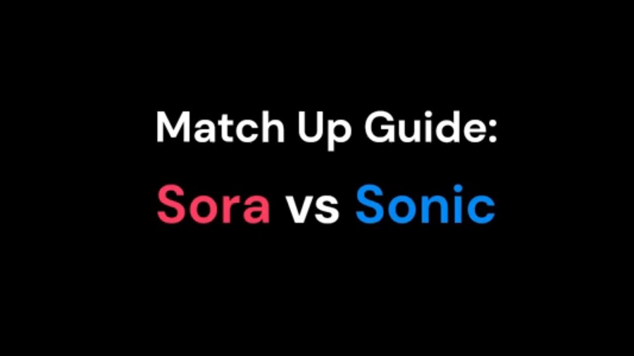 Sora Guide: Sora Vs Sonic Matchup Guide - YouTube