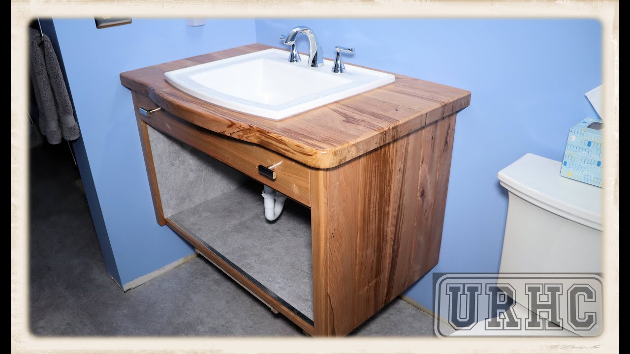 Guest Bath Update Part4 Building The Vanity Cabinet And Hidden Stool ...