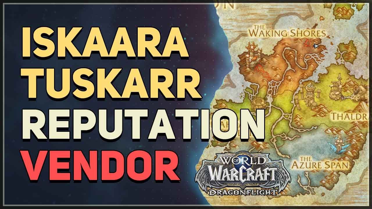 Iskaara Tuskarr Reputation Vendor Location WoW - YouTube
