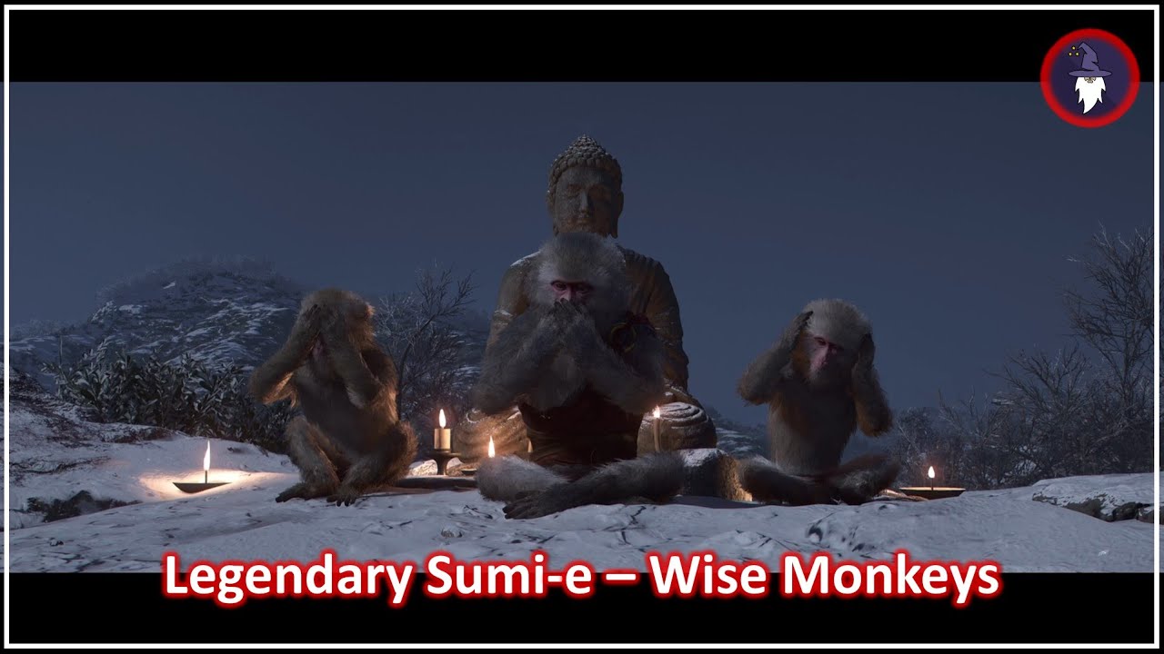 ASSASSIN'S CREED SHADOWS - LEGENDARY SUMI-E | WISE MONKEYS - YouTube