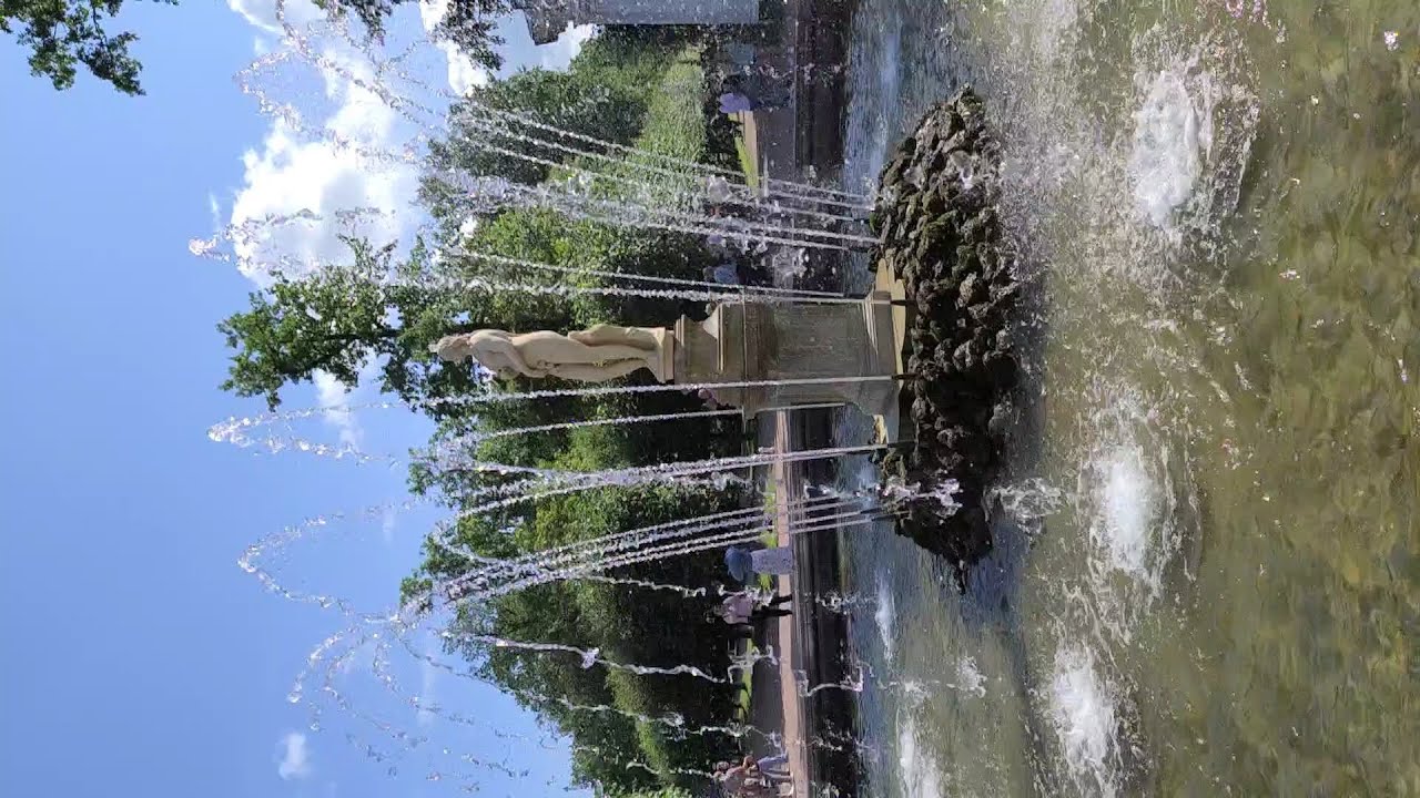 Walk around the Magnificent Peterhof, Eva Fountain, Day One St ...
