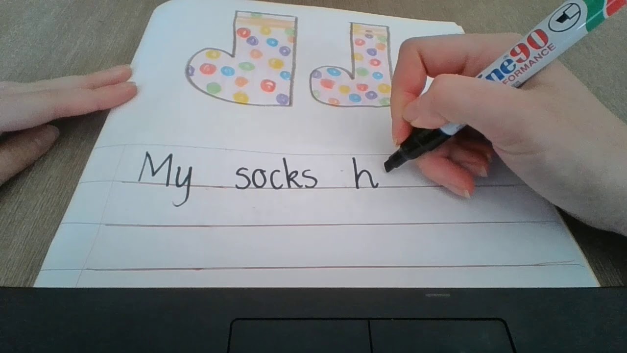 Socks Writing - YouTube