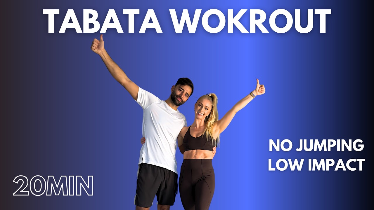 Low impact tabata workout (no jumping) 20 min - YouTube