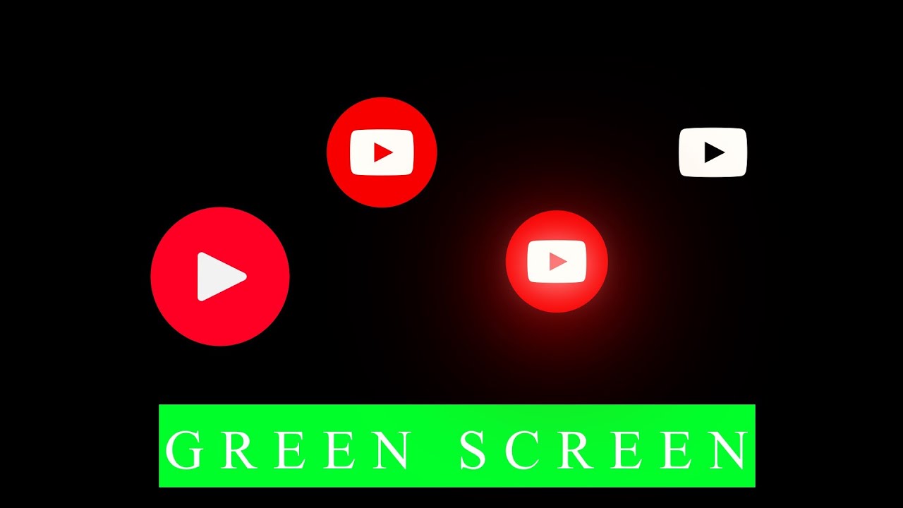 YouTube Animated Icon - Green Screen Video - Stock Video Footage - No ...