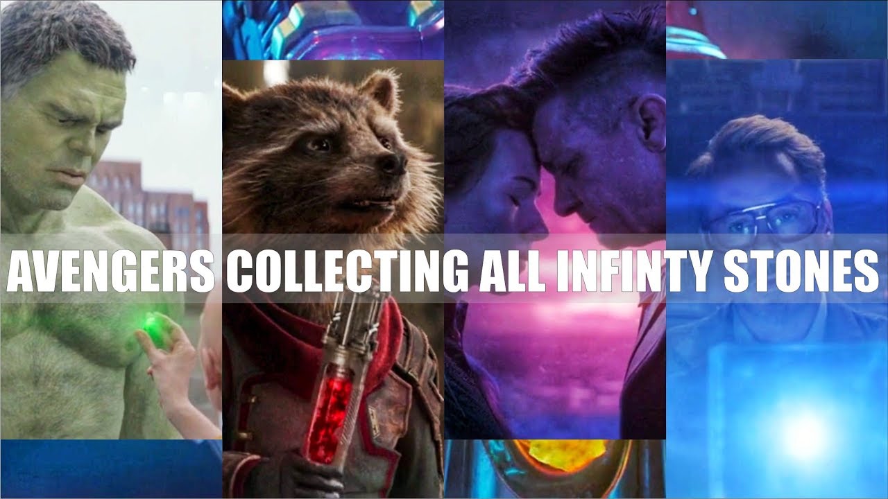 Avengers collecting all infinity stones | Avengers Endgame - YouTube