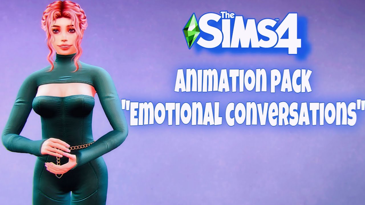 The Sims 4/Animation pack Sims 4/Animation "Emotional conversations ...