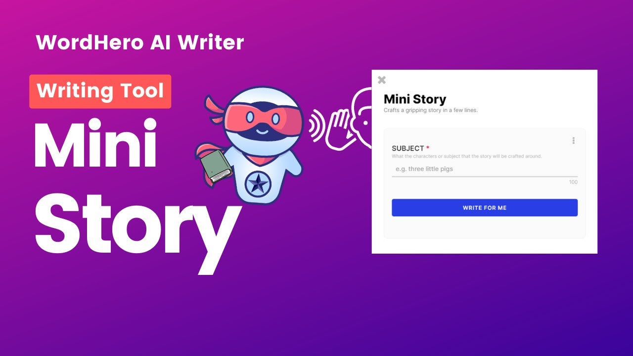 Microfiction Writing Made Easy with WordHero AI - YouTube