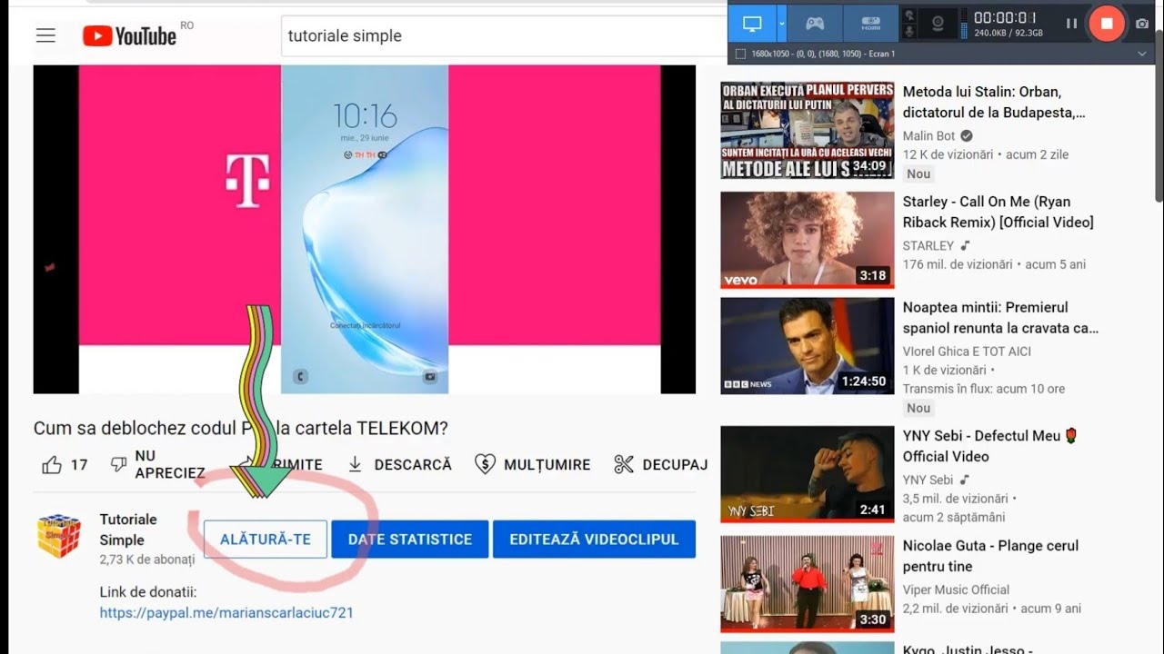 Alatura-te si tu canalului Tutoriale Simple - YouTube