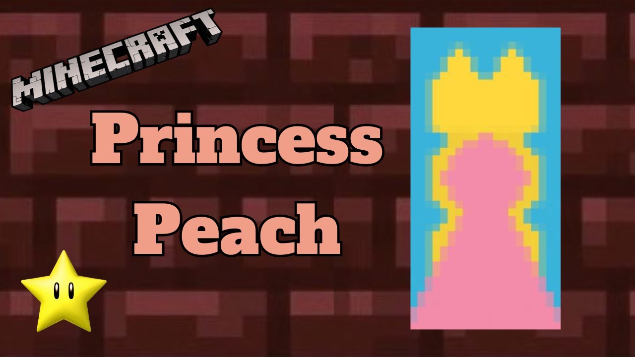 Minecraft Princess Peach Banner Design - It's Banner Time! - YouTube