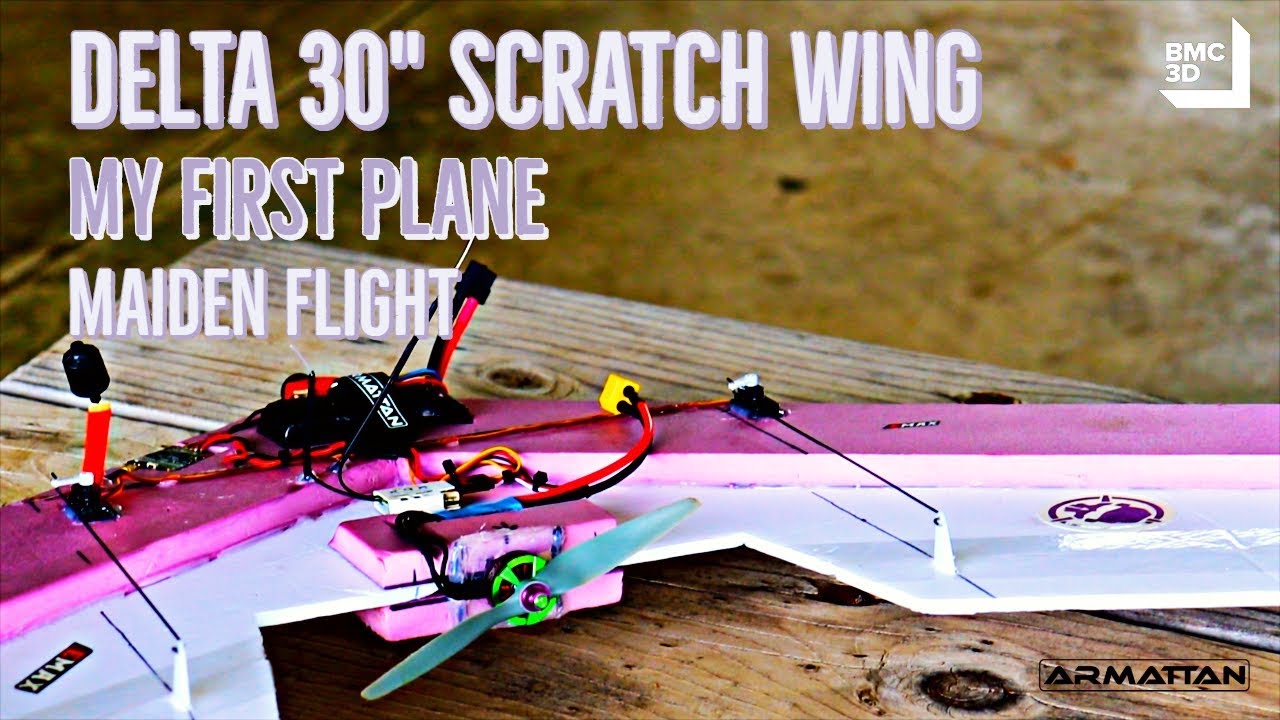 My First Wing | Delta DIY 30" | Fpv Vlog - YouTube