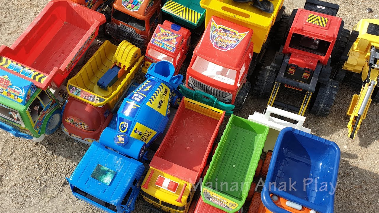 Truk Pasir Mainan Anak Play 🚚 #39 Mobil Lucu Truk Mainan Banyak Sekali ...