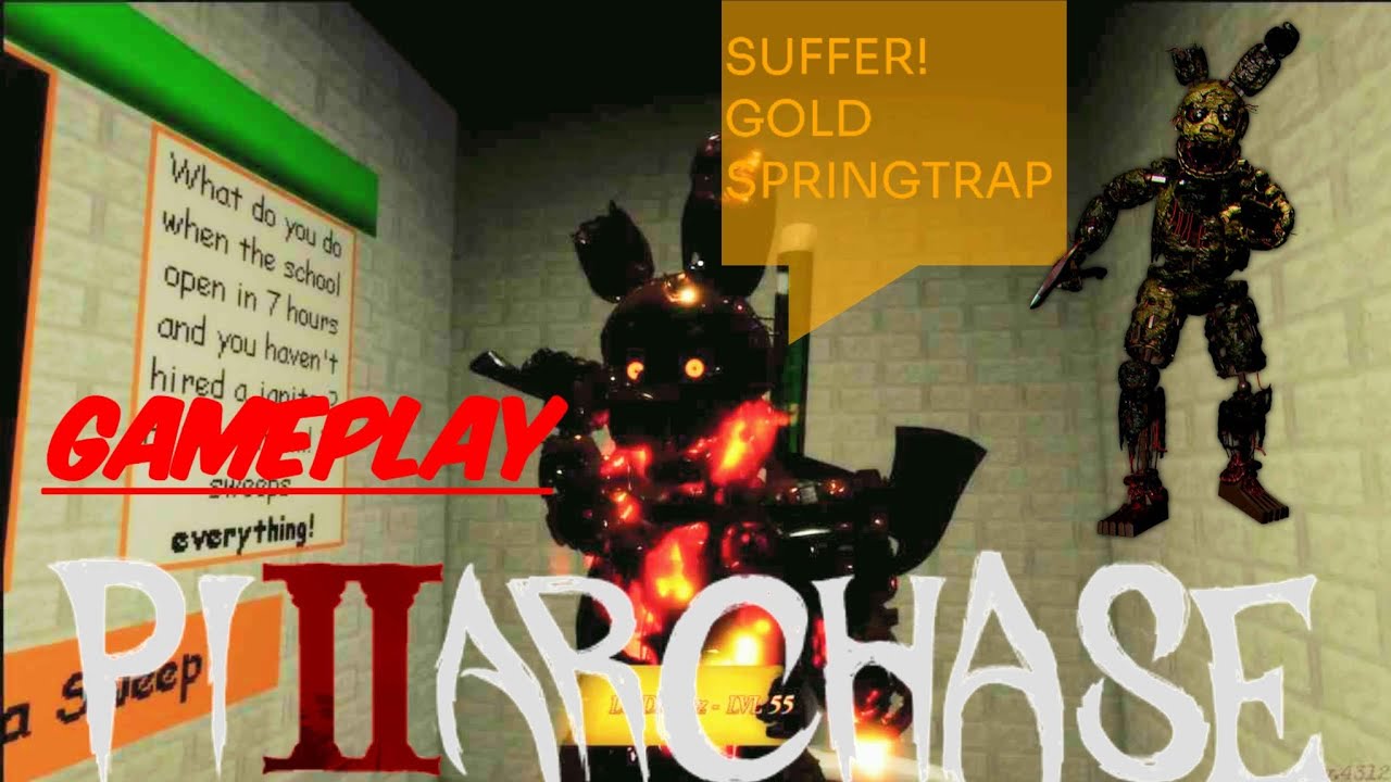 PILLAR CHASE: GOLD SPRINGTRAP GAMEPLAY - YouTube