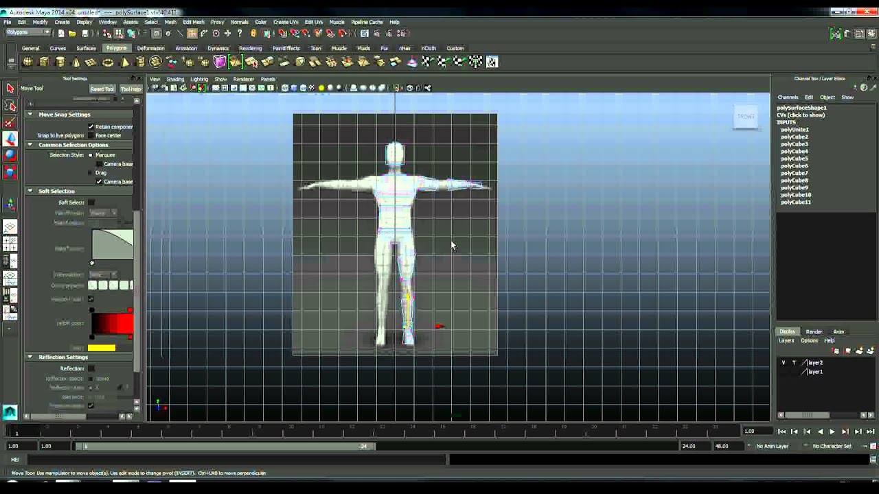 Maya-Modeling-humanbody-part01-人體-基礎-建模 - YouTube