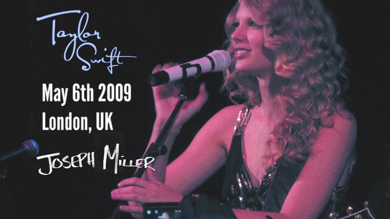 Taylor Swift - Shepherd’s Bush, London (May 6th 2009) *CLIPS* - YouTube