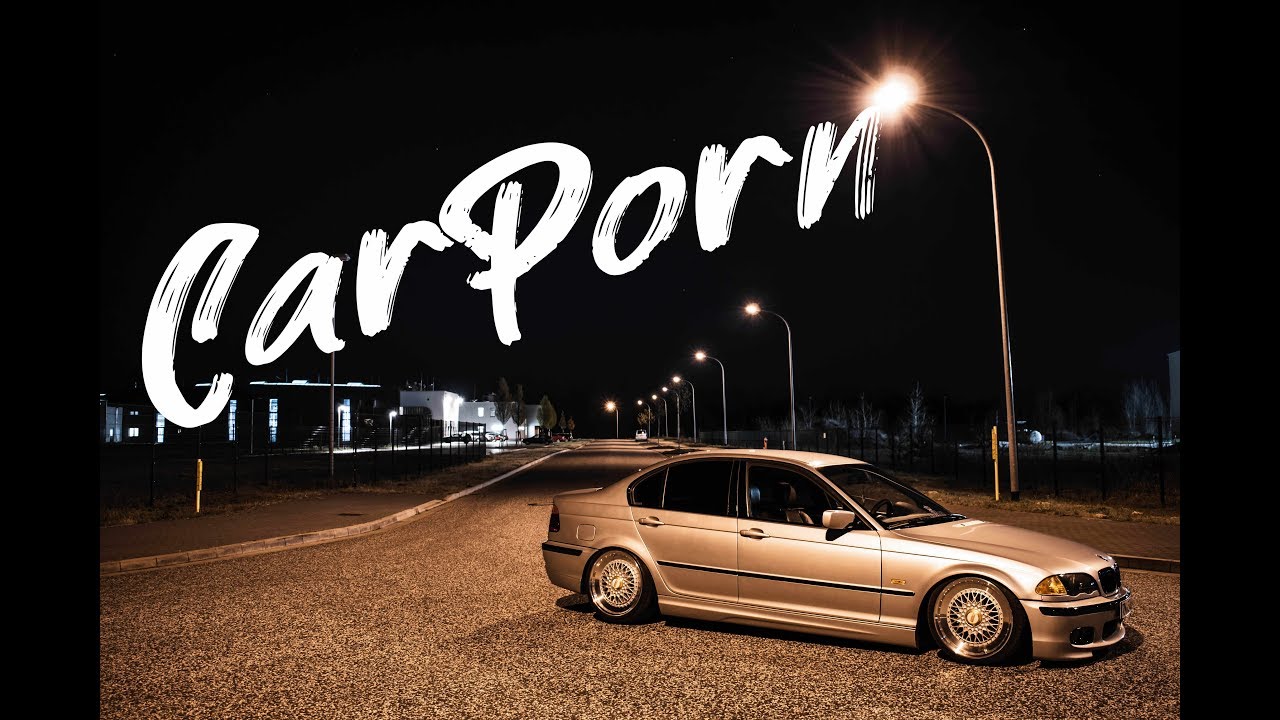 BMW E46 l STATIC l CARPORN AT NIGHT. - YouTube