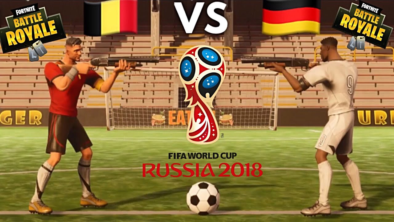 BELGIUM VS GERMANY FORTNITE CHALLENGE! World Cup Fortnite edition! 2vs2 ...