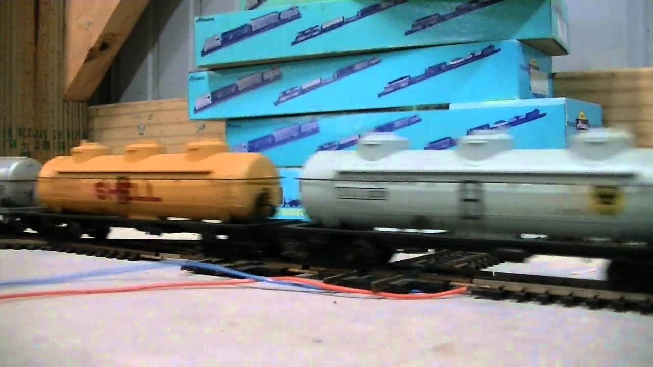 Ho Scale Chessie System 310 car test train with Athearn blue box kits ...