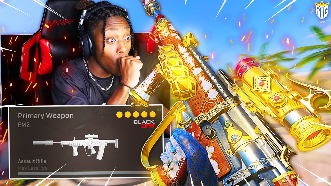 the #1 EM2 LOADOUT MADE ME a MENACE in WARZONE! 😈 (COD Warzone Best EM2 ...