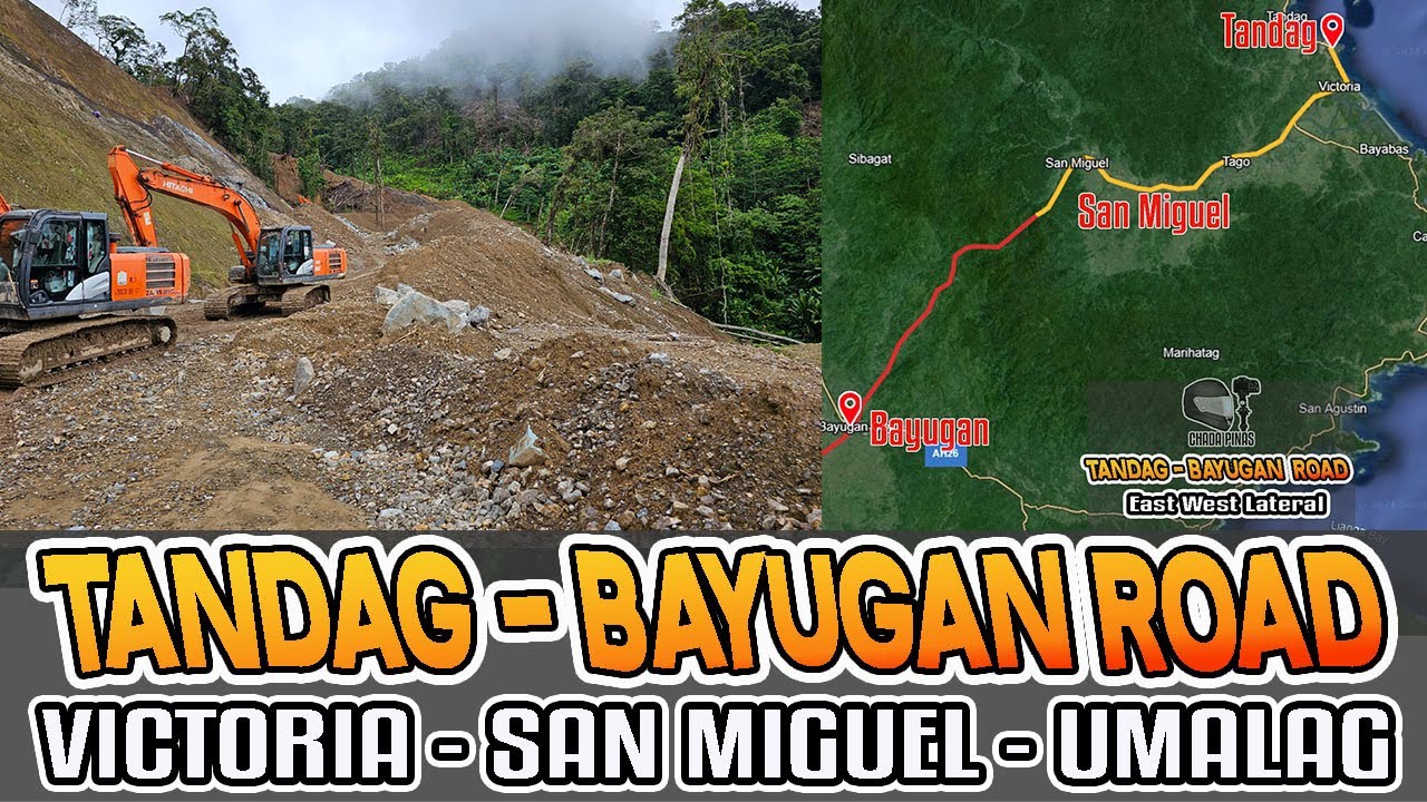 TANDAG - BAYUGAN ROAD | San Miguel Section | East West Lateral Road ...