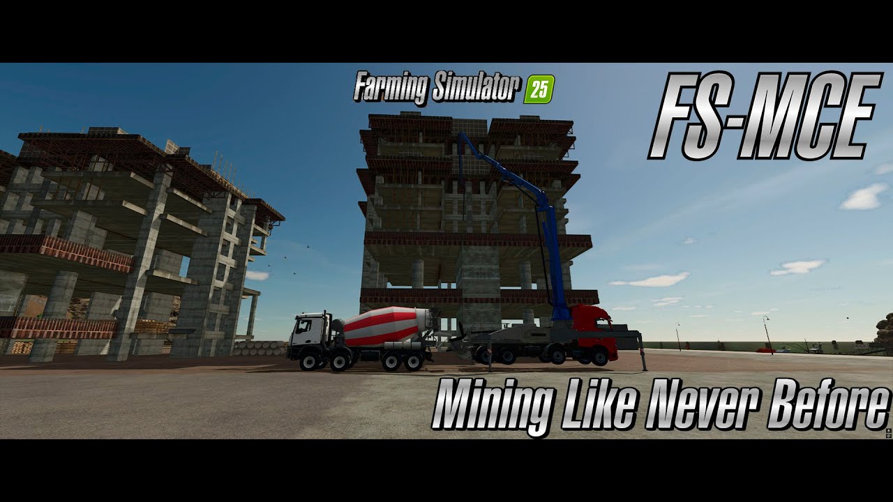 FS25 | MCE New MOD: Mercedes Arocs Concrete Mixer | How to produce ...