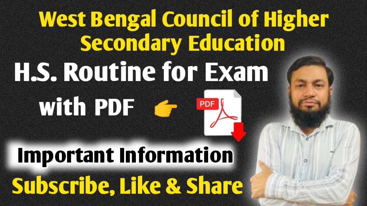 Higher Secondary Exam 2025 Routine | HS Exam Routine 2025 | Suggestion ...