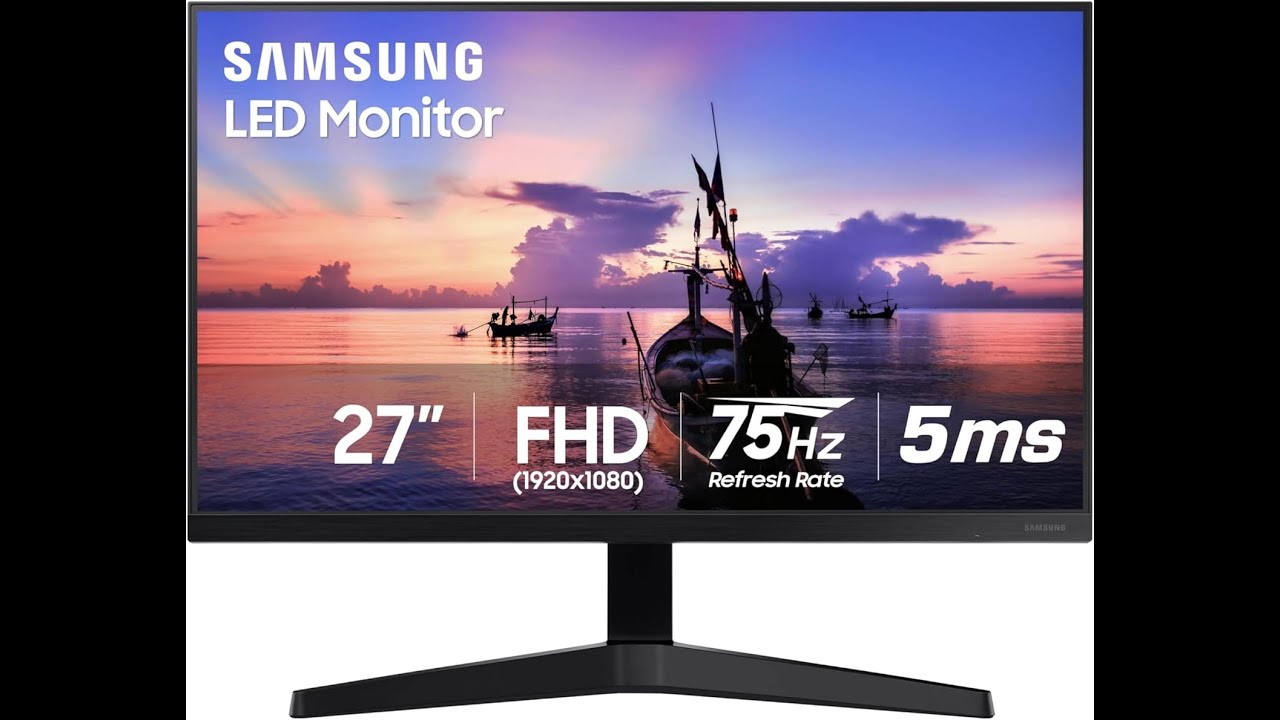Samsung 27" T35F Series FHD 1080p Computer Monitor 75H - YouTube