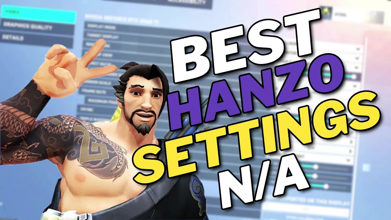 The BEST HANZO Settings In OVERWATCH 2 - YouTube