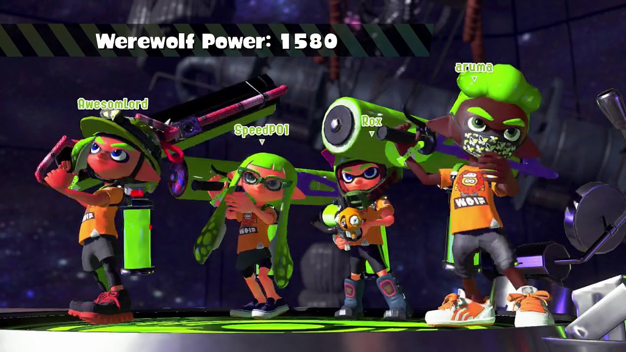 Splatoon 2 Splatfest スプラトゥーン 2 フェス -Vampire vs Werewolf- North America ...