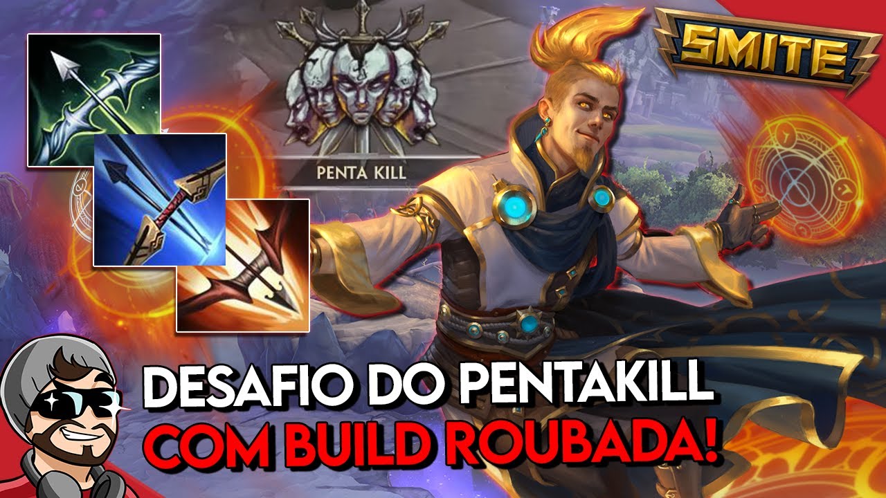 DESAFIO DO PENTA KILL + BUILD OP DOS ARCOS! APOLLO ADC - Conquista - ⚡ ...
