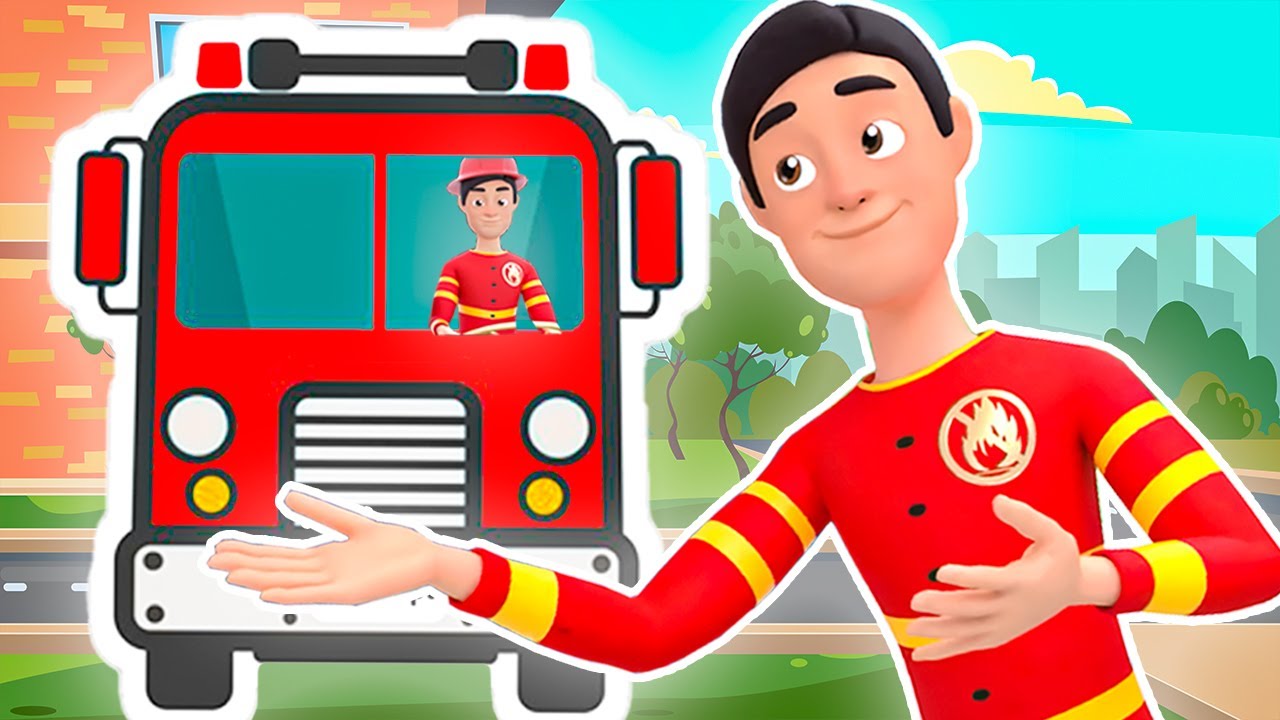 Firefighter Song + MORE Kids Songs & Nursery Rhymes | Toddler Town ...