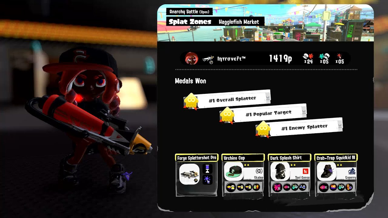 Splatoon 3 - Anarchy Battle #75 (Splat Zones) - YouTube